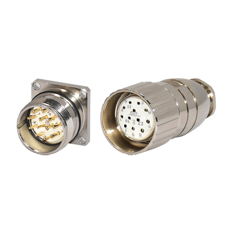 Conector protegido da montagem do painel IP67, homem de M23 12 Pin ...
